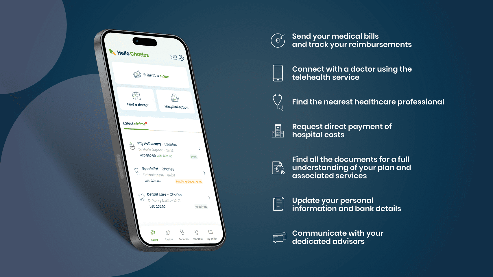 Easy Claim Application | APRIL International