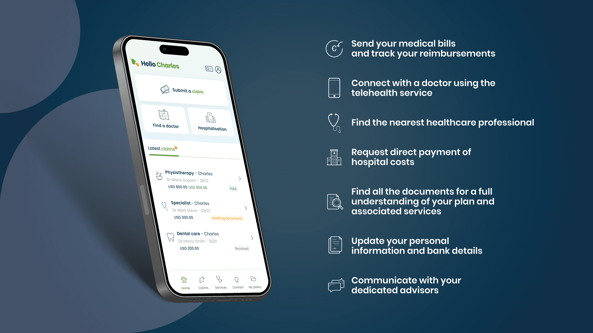 Easy Claim Application | APRIL International